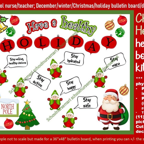 Winter Bulletin Board Kit - Etsy