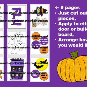 Halloween "boo to the Flu" Bulletin Board/door Decor Kit for Nurses ...