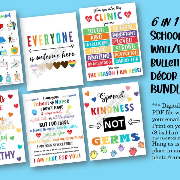 School Nurse Posters - Etsy