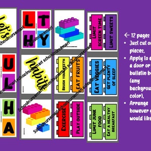 Build Healthy Habits Bulletin Board Kit: School Nurse Office/health ...