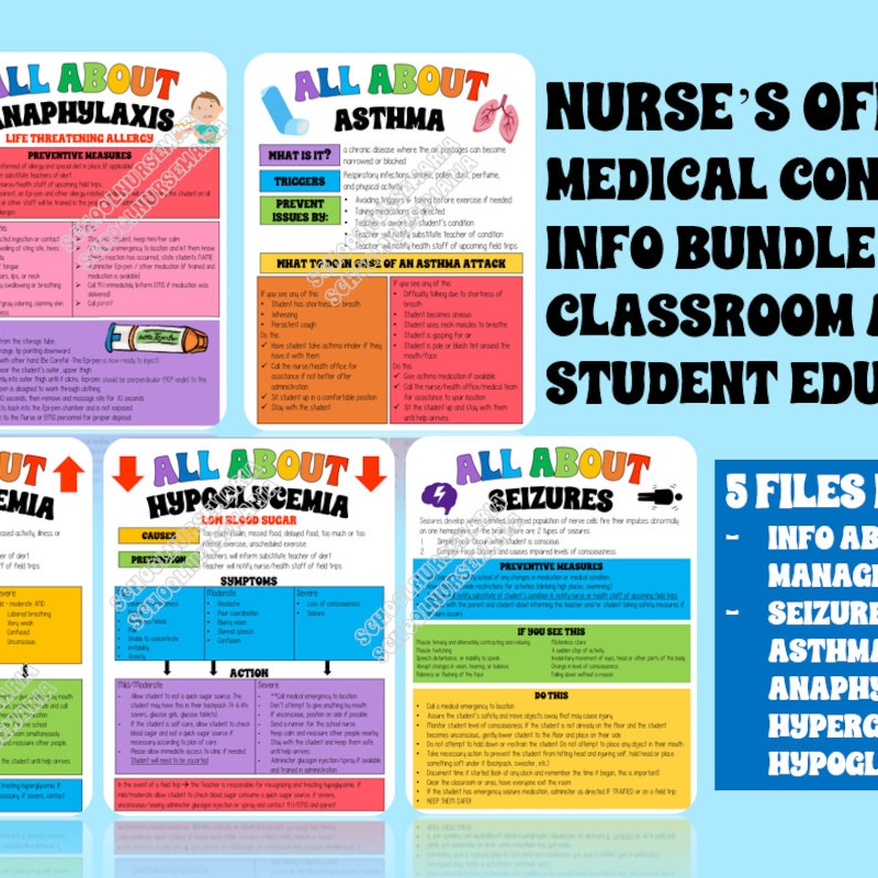 School Nurse Posters - Etsy