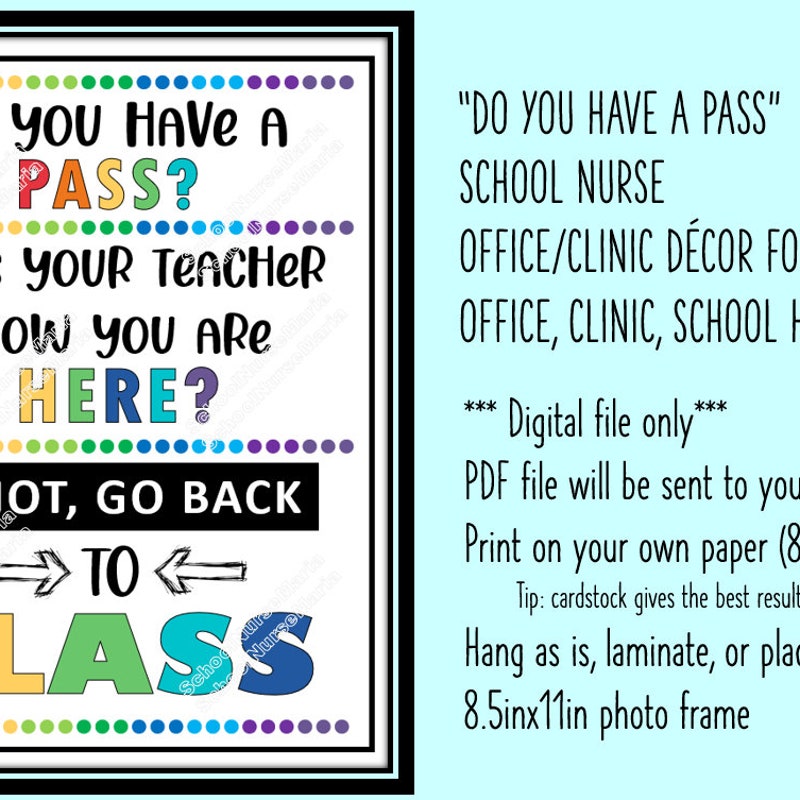 Out of Class Pass - Etsy Australia