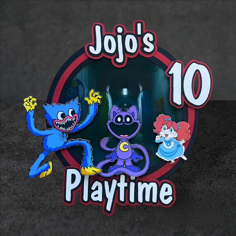 Poppy Playtime Cake Topper - Etsy