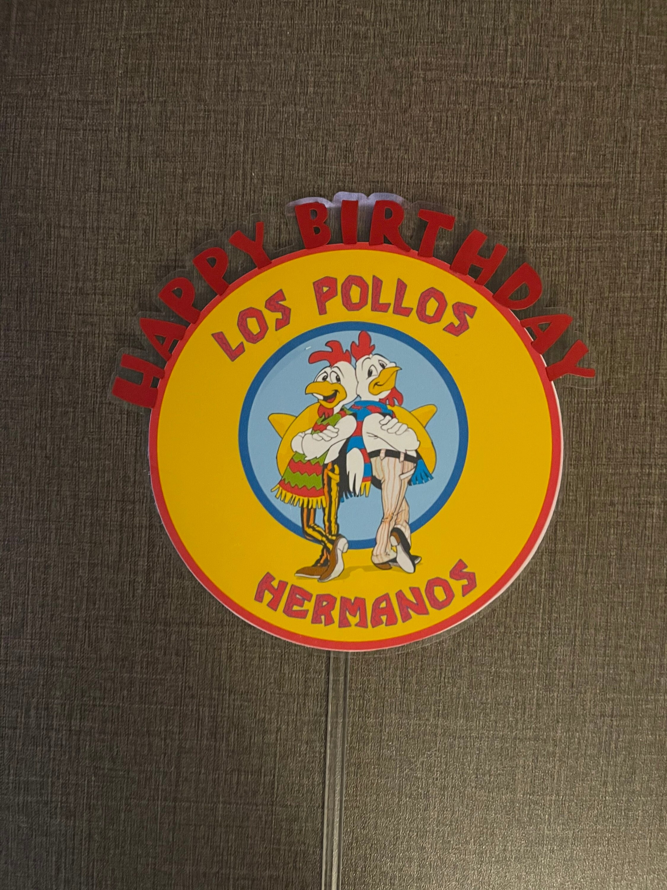 Los Pollos Hermanos Breaking Bad Cake Topper - Etsy