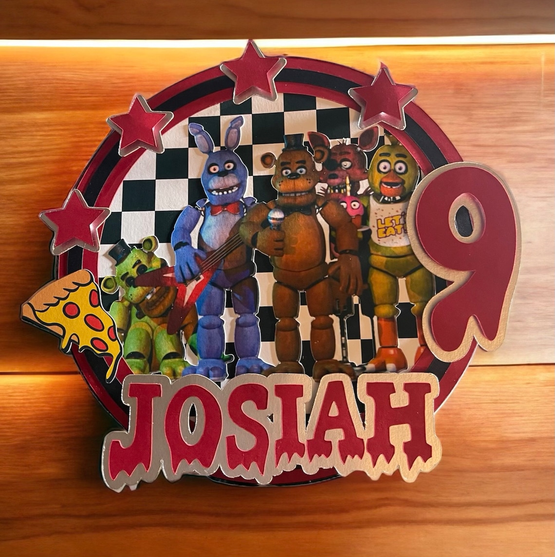 Five Nights at Freddy's Cake Topper - Etsy