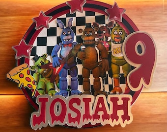 Five Nights at Freddys Cake Topper - Etsy