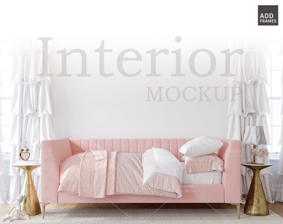 Teen Girl Room Interior Mockup Frame Mockup Nursery Mockup - Etsy