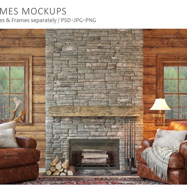 Fireplace Poster - Etsy