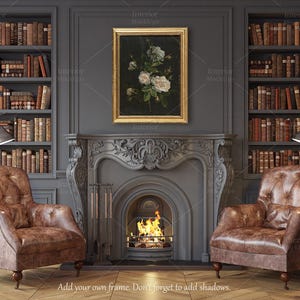 Dark Academia Frame Mockups: Interior Display (PSD, JPG) - Etsy