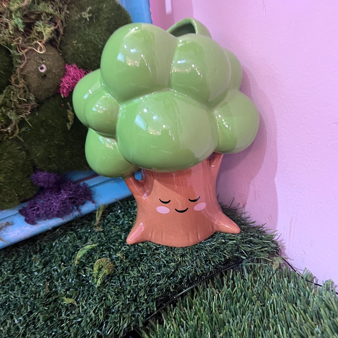 Tree Planter With Happy Face - Etsy
