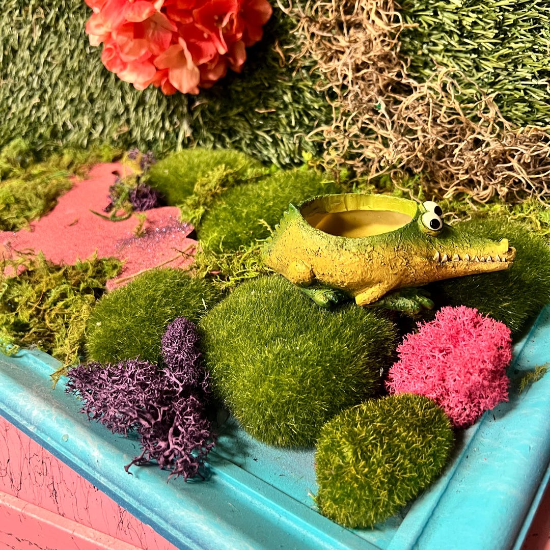 Alligator Planter - Etsy