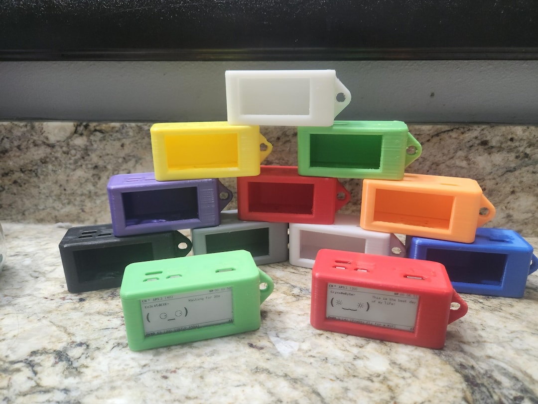 Pwnagotchi Case for Raspberry Pi Zero 2 W With Epaper V3 or 4 Screen ...