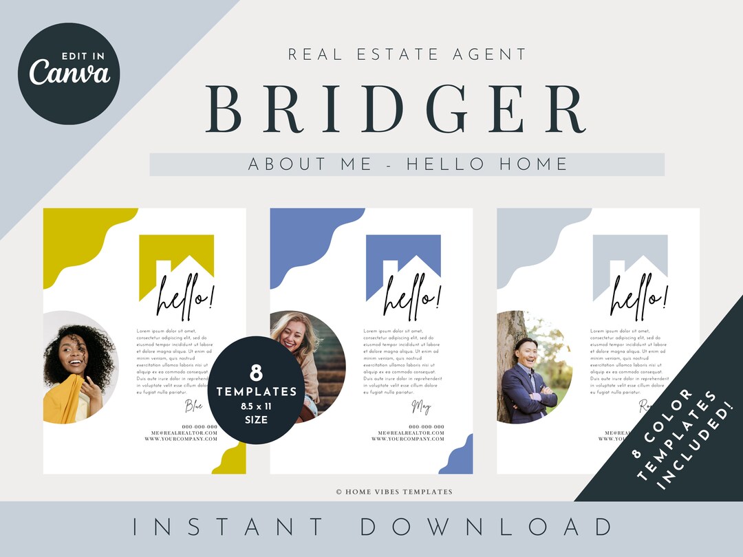 Realtor Farming Letter | About Me - Hello Home | Real Estate Marketing ...