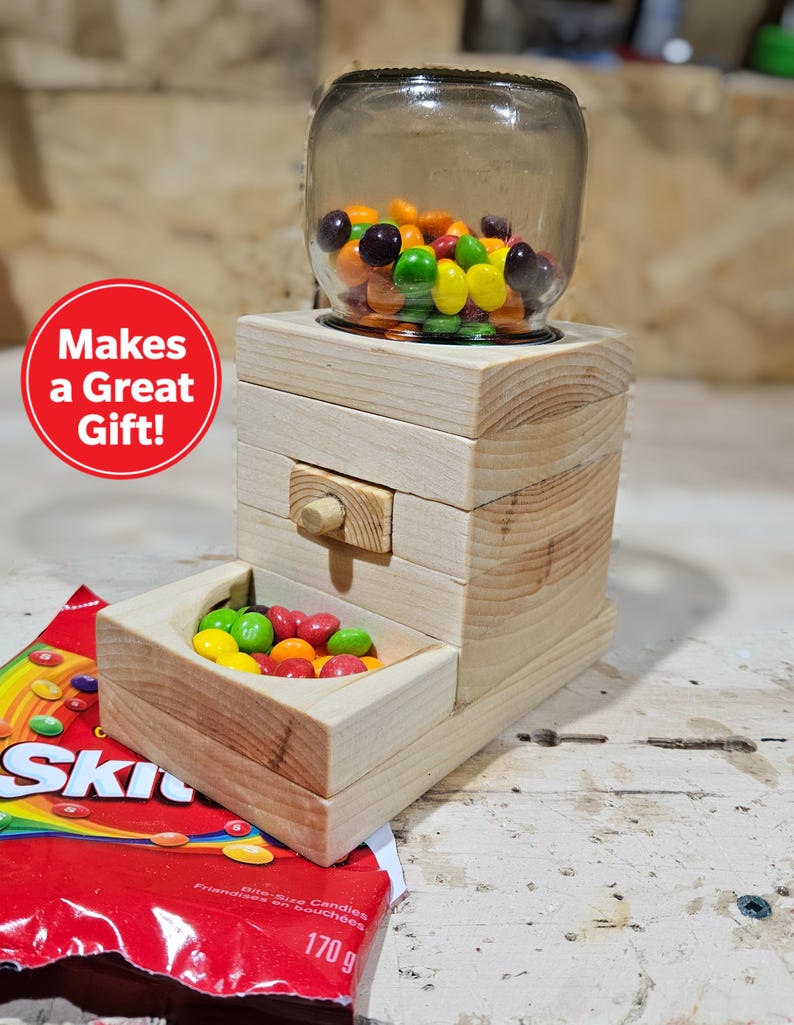 Candy Dispenser Woodworking Plans- DIY Instructions to Make Your Own ...