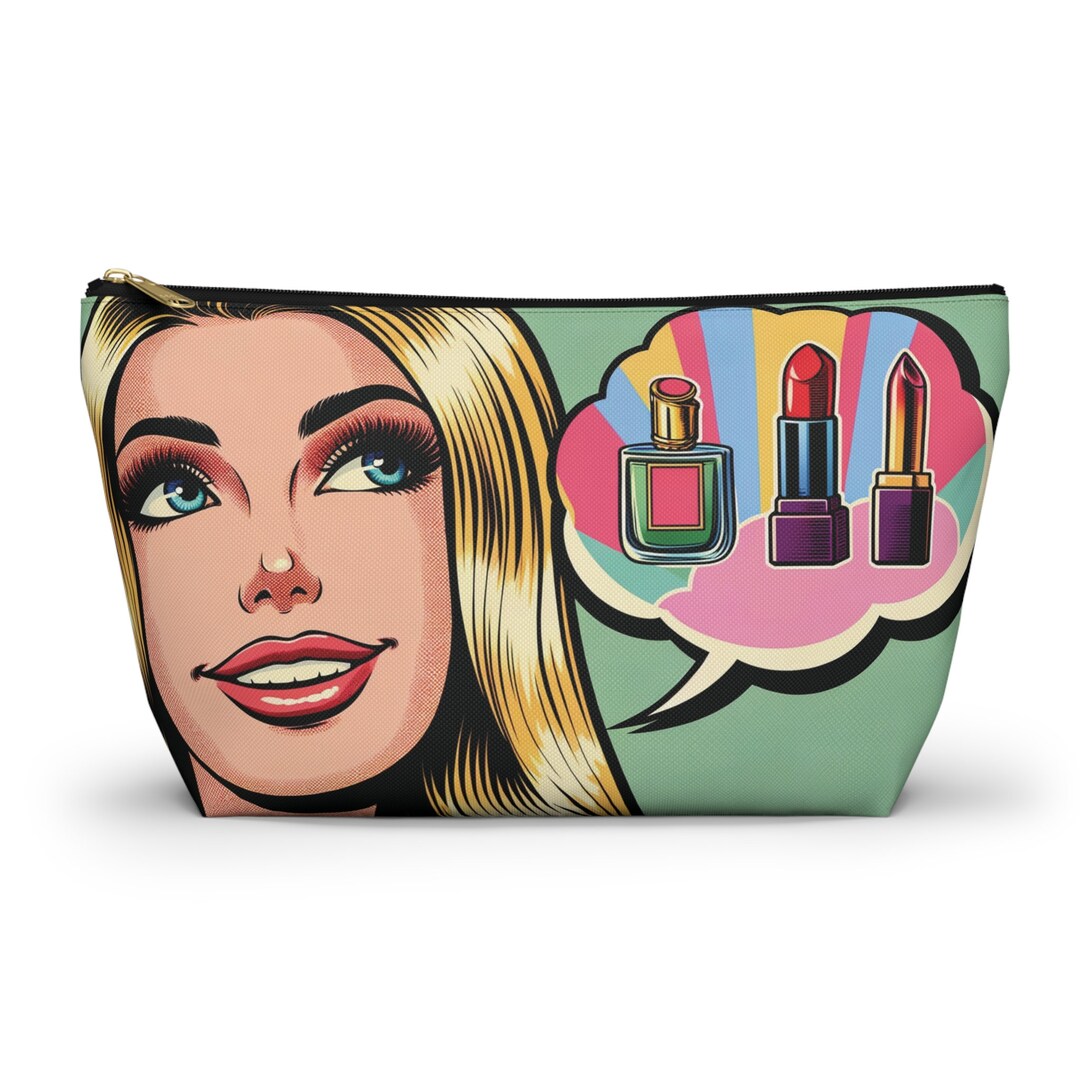 Cartoon Style Makeup Bag, Cosmetic Bag, Toiletry Bag, Travel Makeup Bag ...