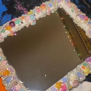 Pastel Jeweled Mirror - Etsy
