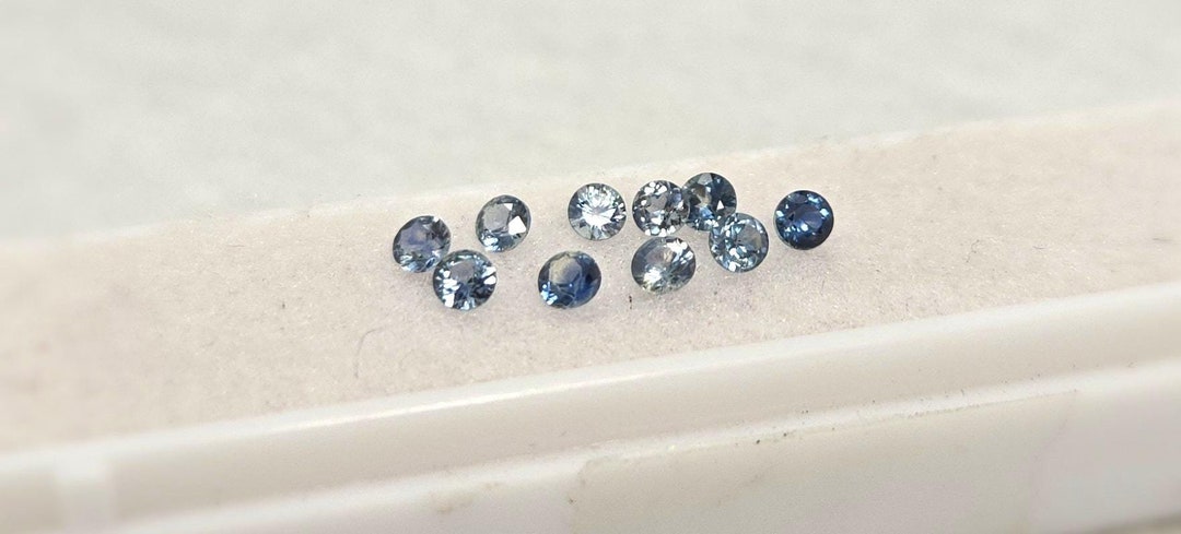 Faceted Montana Sapphire Blue Montana Sapphire Montana Sapphire 1.51 ...