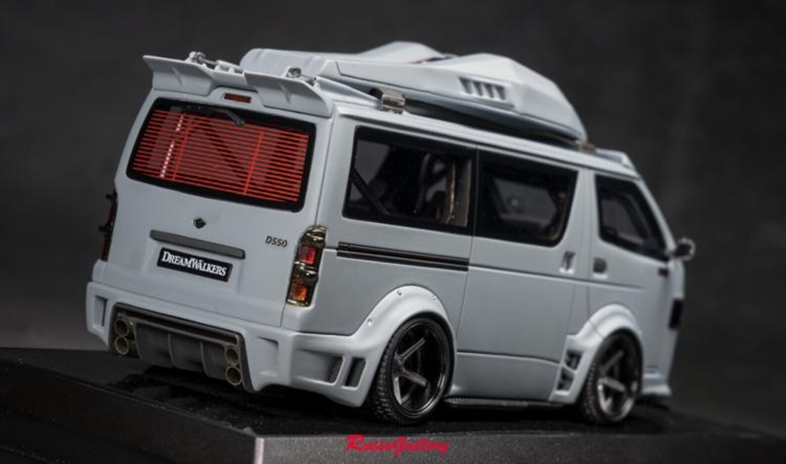 New Dreampower Model 1:43 Toyota Hiace MPV D550 Navy Gray - Etsy