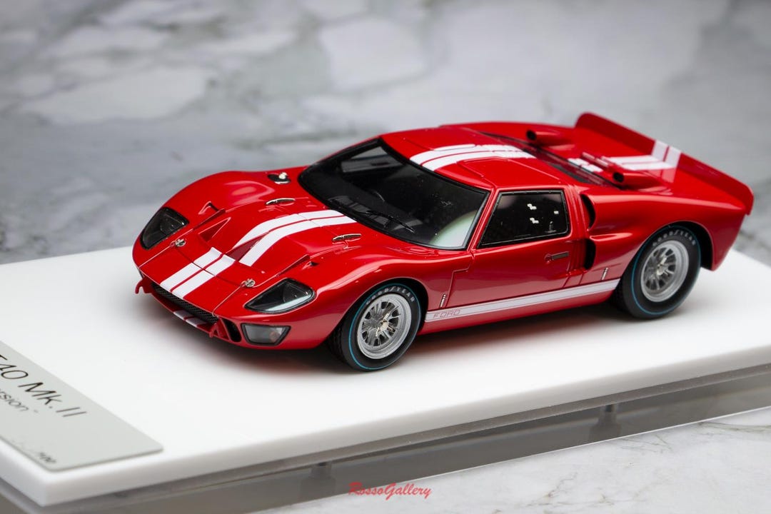 New Make up EIDOLON Model 1:43 Ford GT40 MK.II Street Version 1966 Red ...
