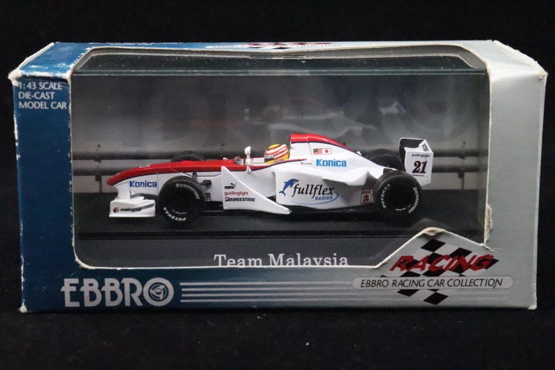 New Ebbro Model 1:43 Formula Nippon Team Malaysia White Red 166 - Etsy