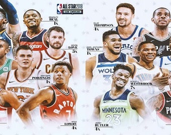 NBA Motivational Wall Art Printable Home Decor Poster Basketball Legend ...