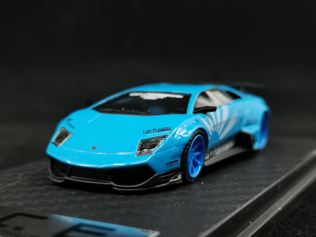 New Liberty Walk Model 1:64 LB Works Lamborghini LP670 Murciélago Blue ...