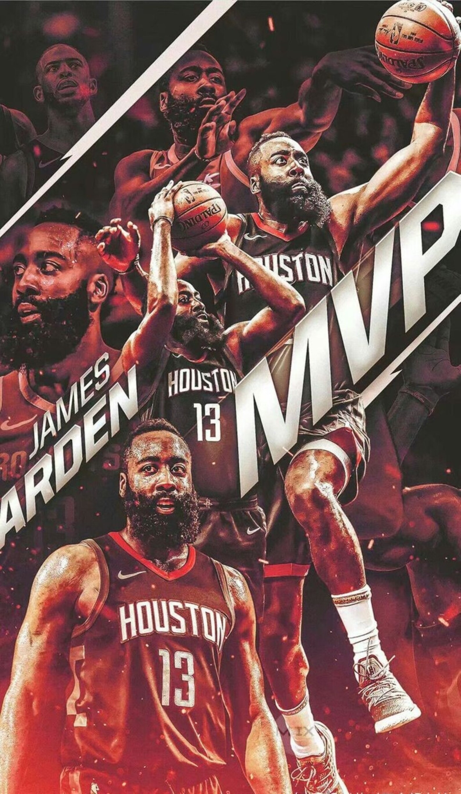 NBA Harden Motivational Wall Art Printable Home Decor Poster Basketball ...
