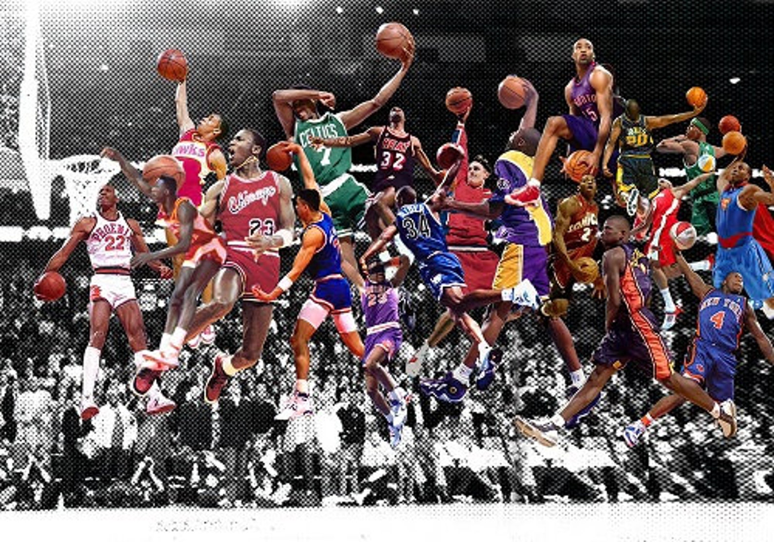 NBA Motivational Wall Art Printable Home Decor Poster Basketball Legend ...
