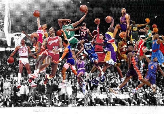 NBA Motivational Wall Art Printable Home Decor Poster | Etsy