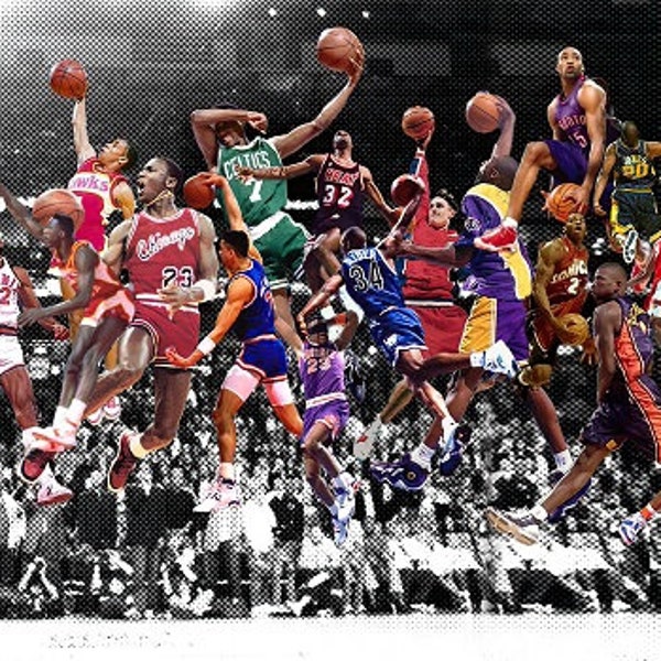 Nba Legends Poster - Etsy