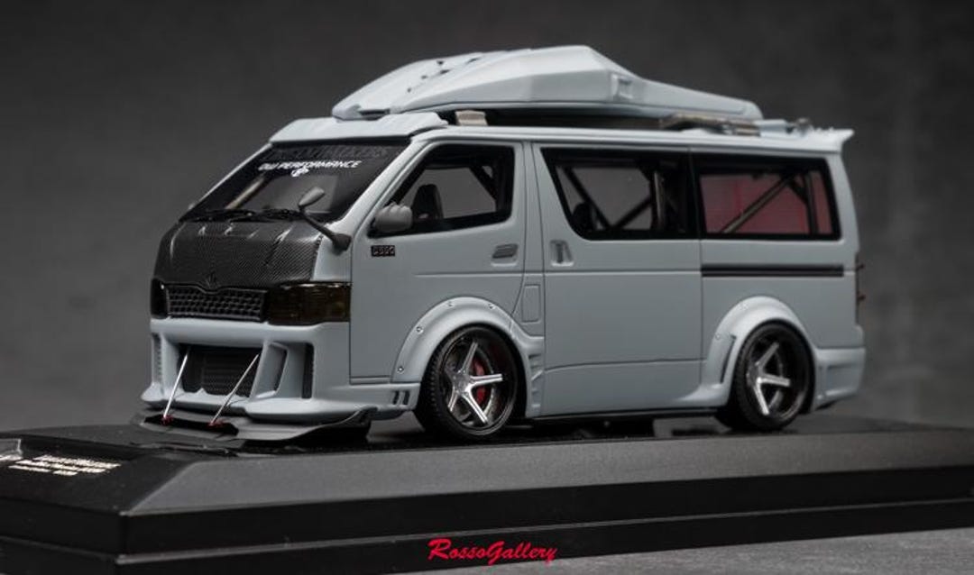 New Dreampower Model 1:43 Toyota Hiace MPV D550 Navy Gray - Etsy