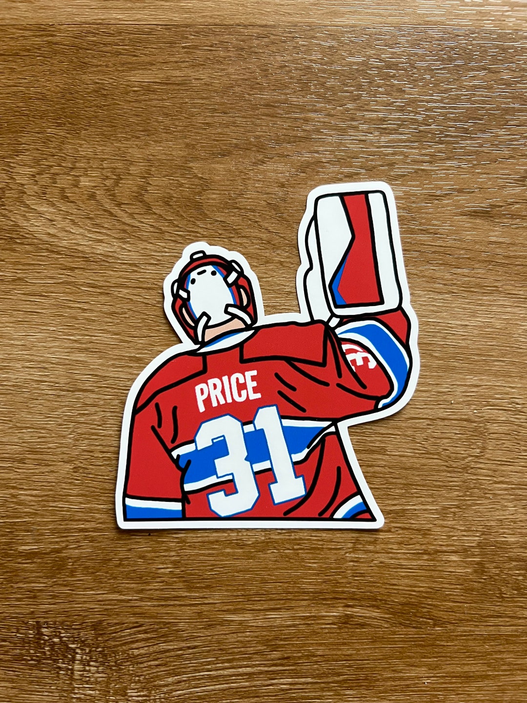 Canadiens de Montréal - Carey Price - Sticker découpé - Etsy Canada