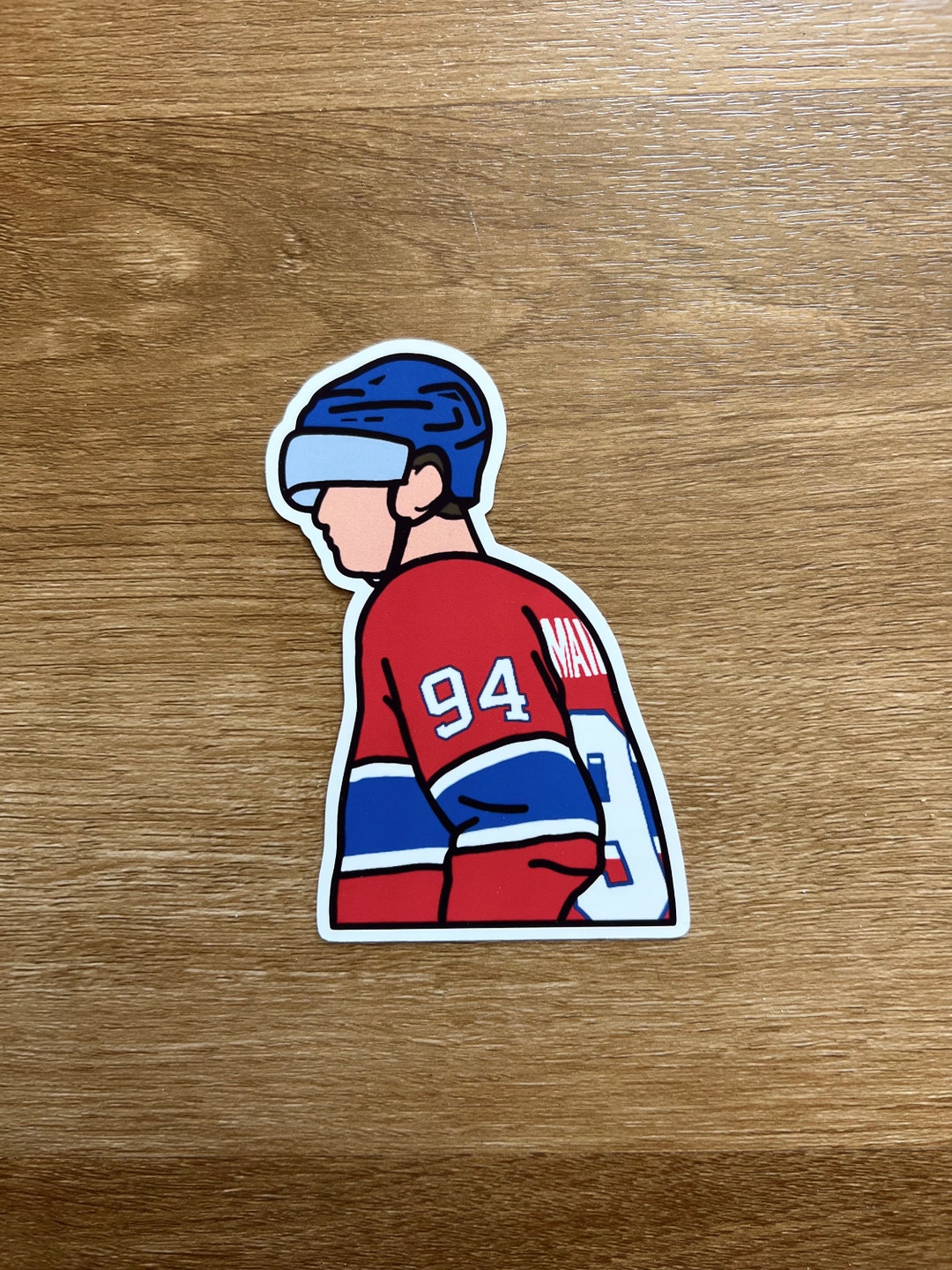 Montreal Canadiens - Logan Mailloux - Die Cut Sticker - Etsy