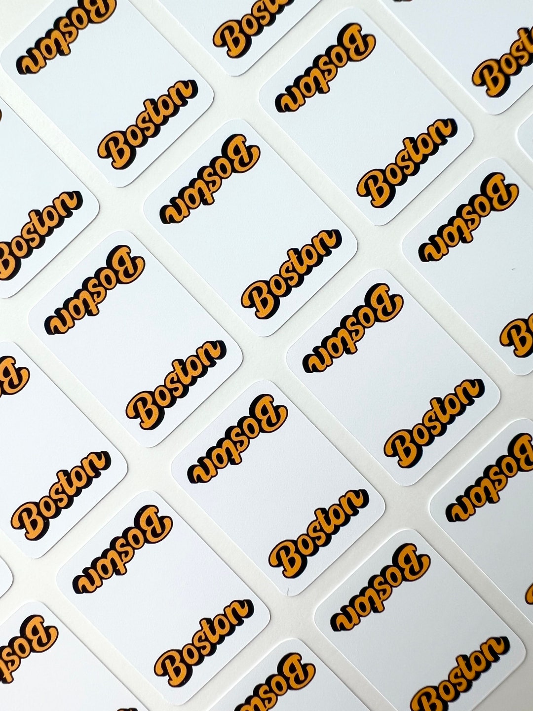 Sports Cards Boston Stickers (WIDE) for One Touch Magnetic Case and Top ...