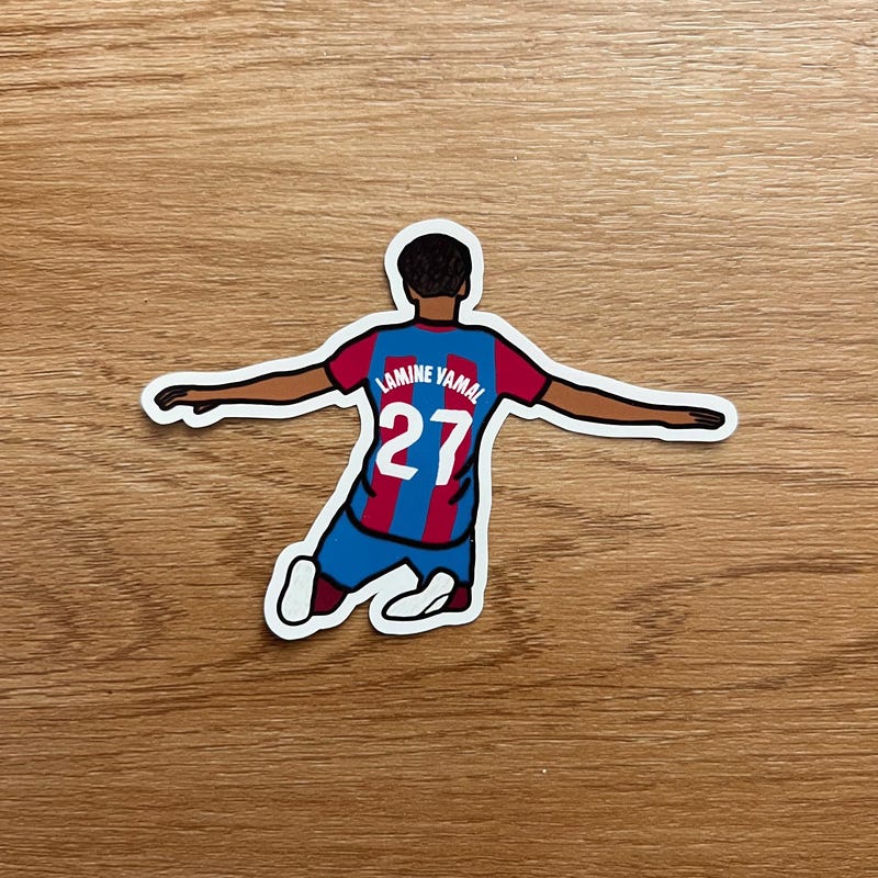 Lamine Yamal Stickers - Etsy