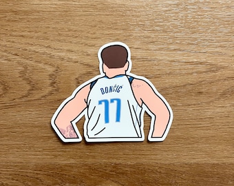 Luka Sticker Doncic Basketball Sticker Kids Basketball Sticker Dallas ...