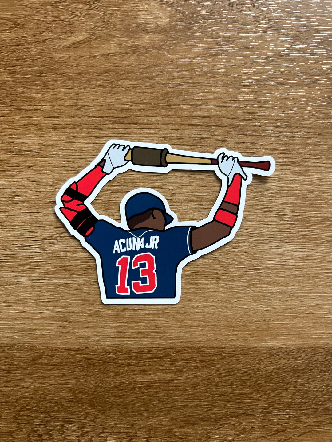 Atlanta Braves - Ronald Acuna Jr. - Die Cut Sticker - Etsy