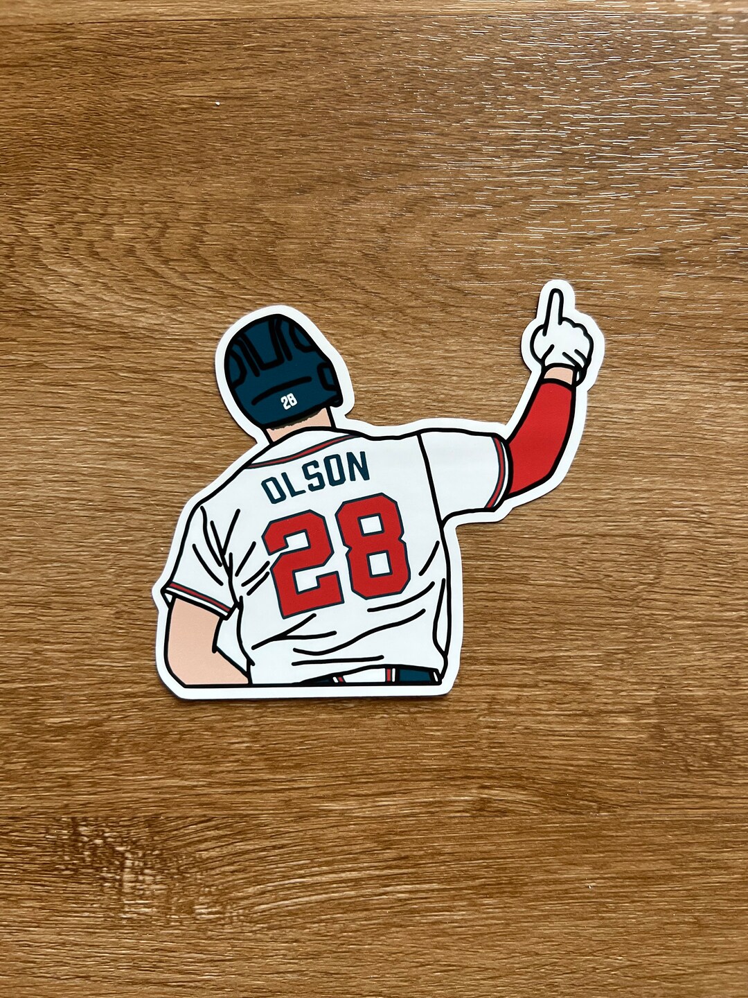 Atlanta Braves - Matt Olson - Die Cut Sticker - Etsy