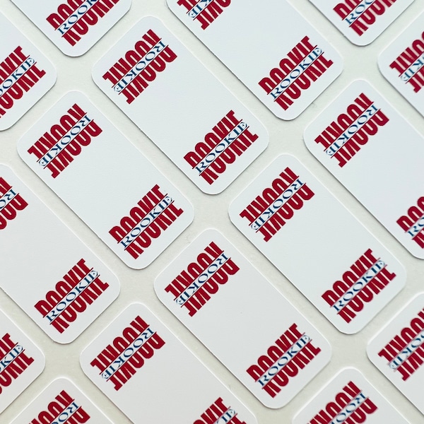 Rookie Stickers - Etsy
