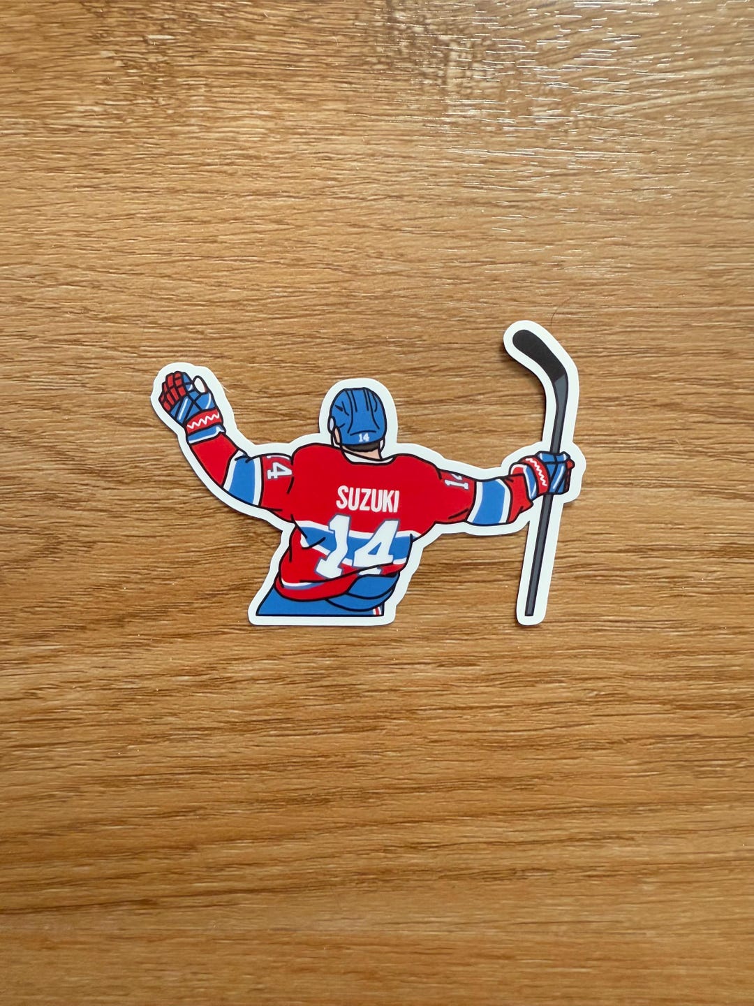 Montreal Canadiens - Nick Suzuki - Die Cut Sticker - Etsy