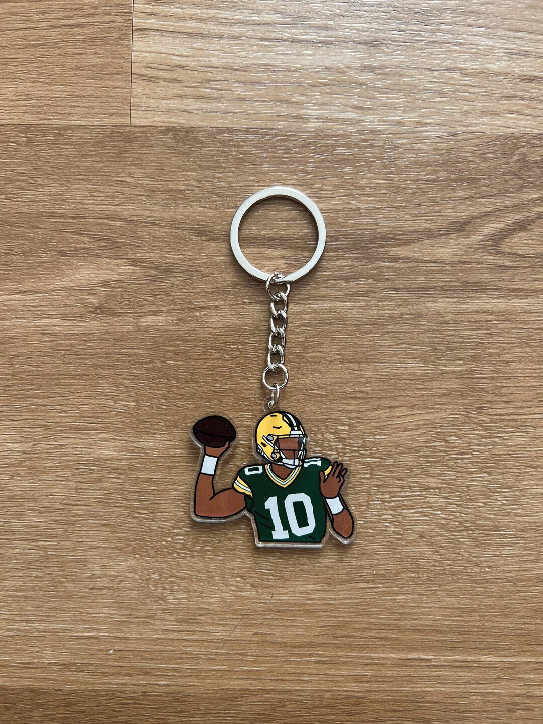 Green Bay Packers - Jordan Love - Acrylic Keychain - Etsy
