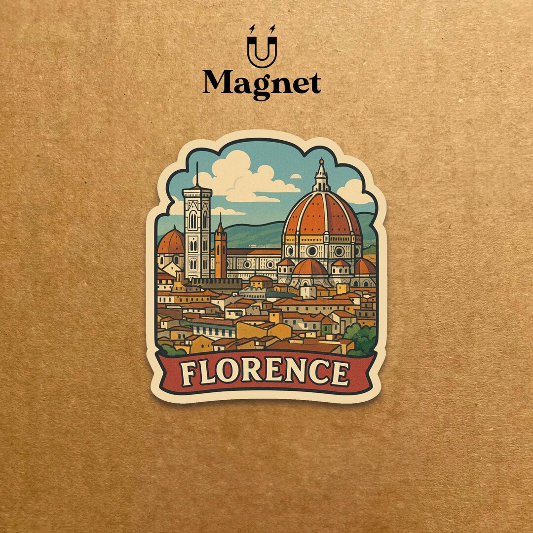 Florence Travel Magnet - Decorative Fridge Magnet - Etsy