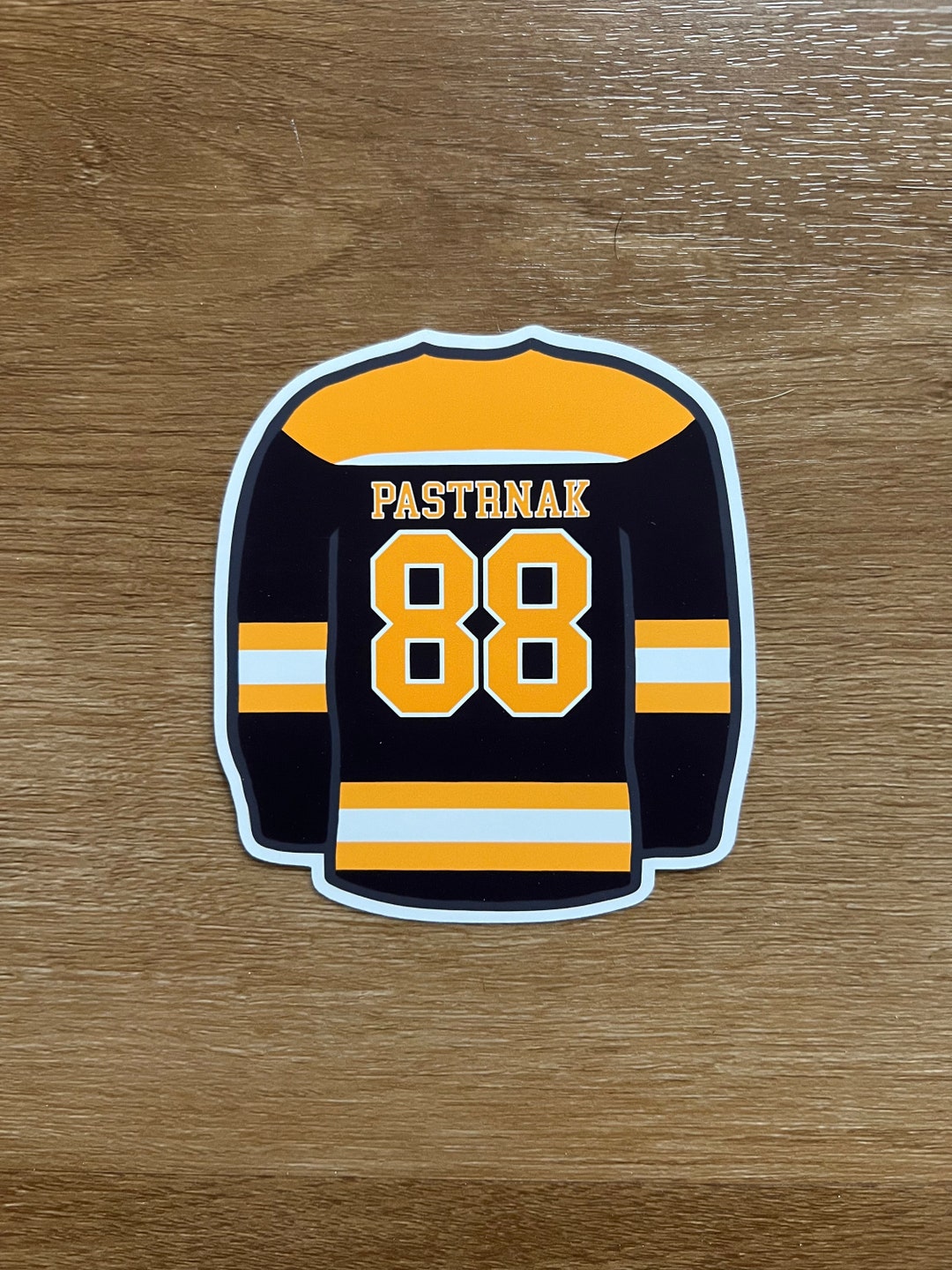 Boston Bruins David Pastrnak Home Jersey Die Cut Sticker - Etsy