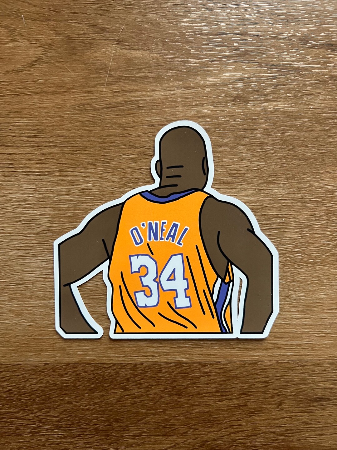 Los Angeles Lakers - Shaquille O’neil - Die Cut Sticker - Etsy