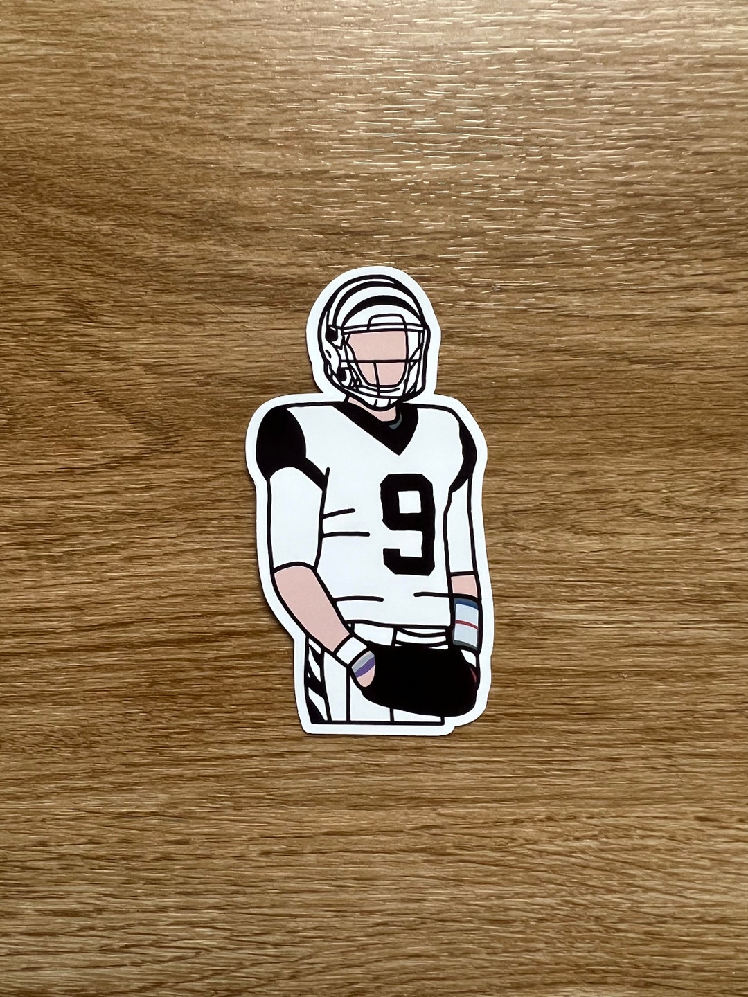 Cincinnati Bengals - Joe Burrow All White - Die Cut Sticker - Etsy
