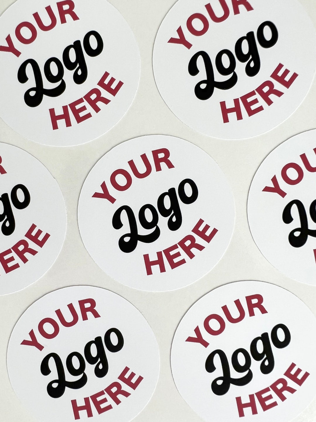 Custom 2" Round Stickers - Pack of 16 - Customize With Your Logo/text ...