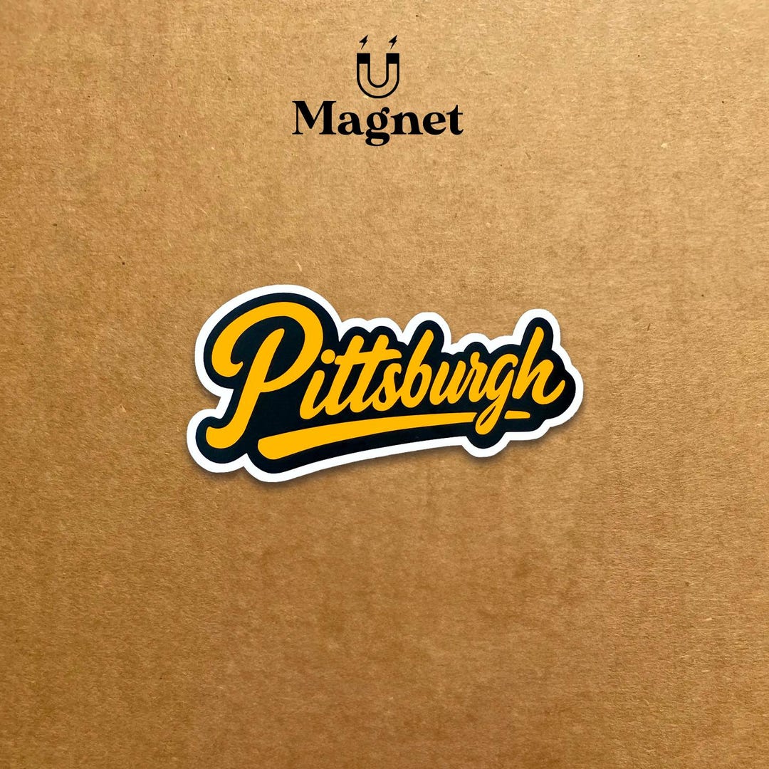 Pittsburgh Travel Magnet - Decorative Fridge Magnet - Etsy
