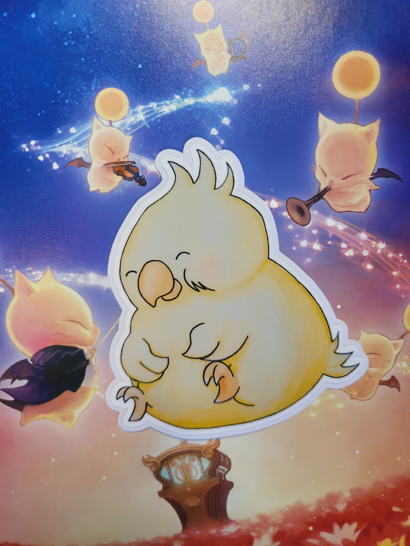 Fat Chocobo Final Fantasy Sticker | Etsy