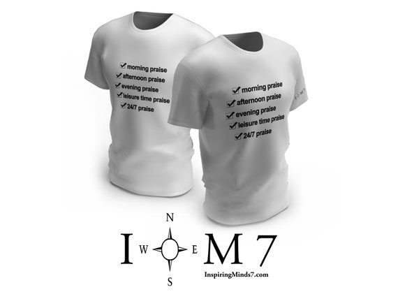 Praise Check List Graphic Tee Unisex Tee Meditation Tee - Etsy