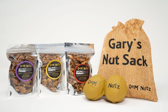 Customized Nut Sack Gift Set - Etsy